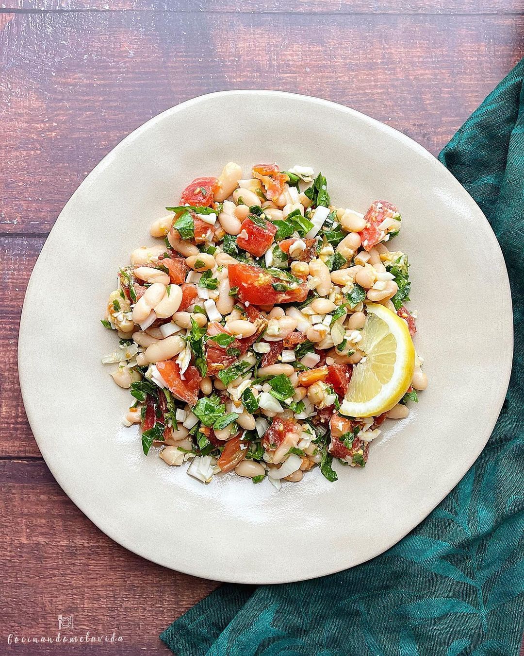 ENSALADA DE ALUBIAS BLANCAS