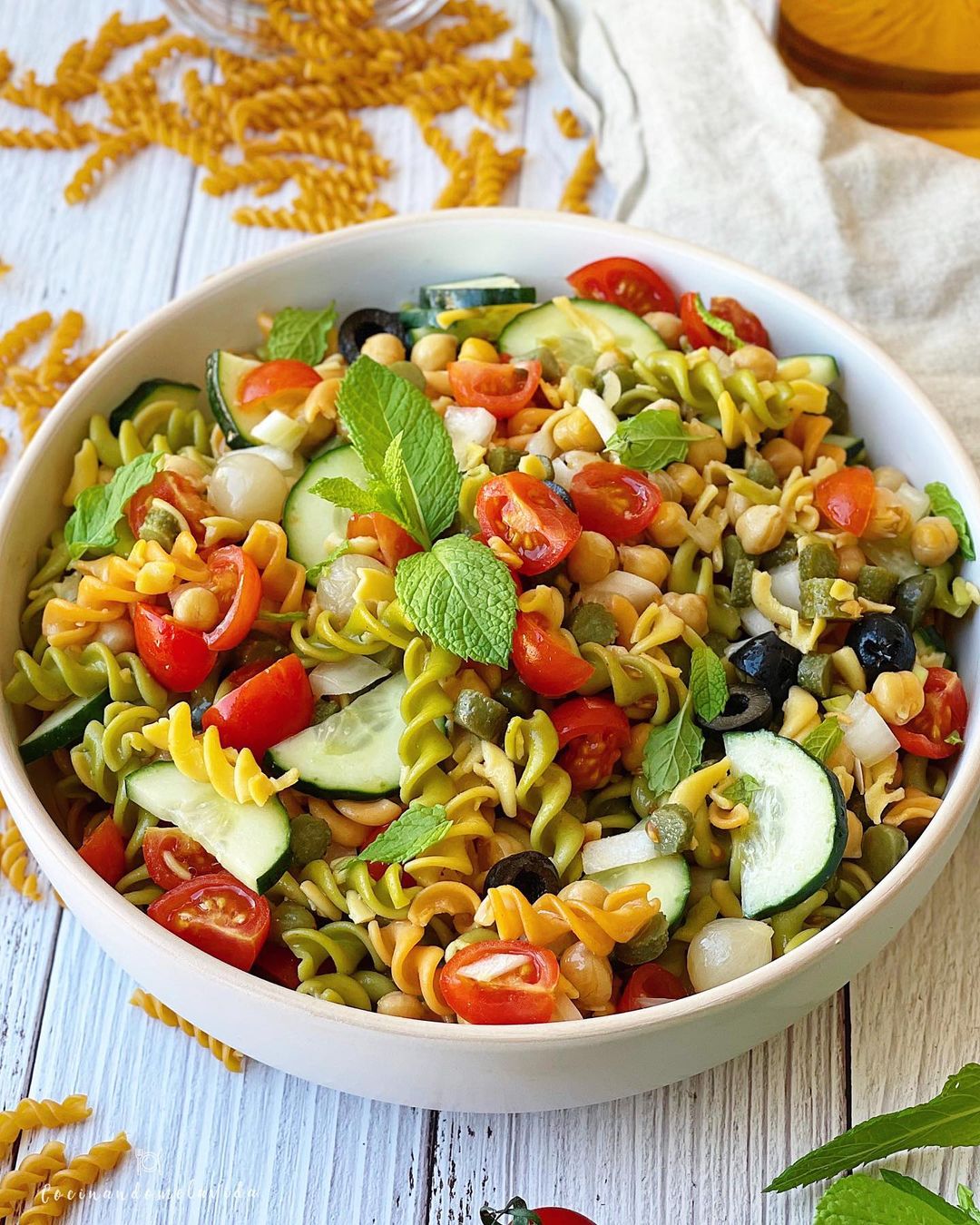 ENSALADA DE ESPIRALES DE LEGUMBRES