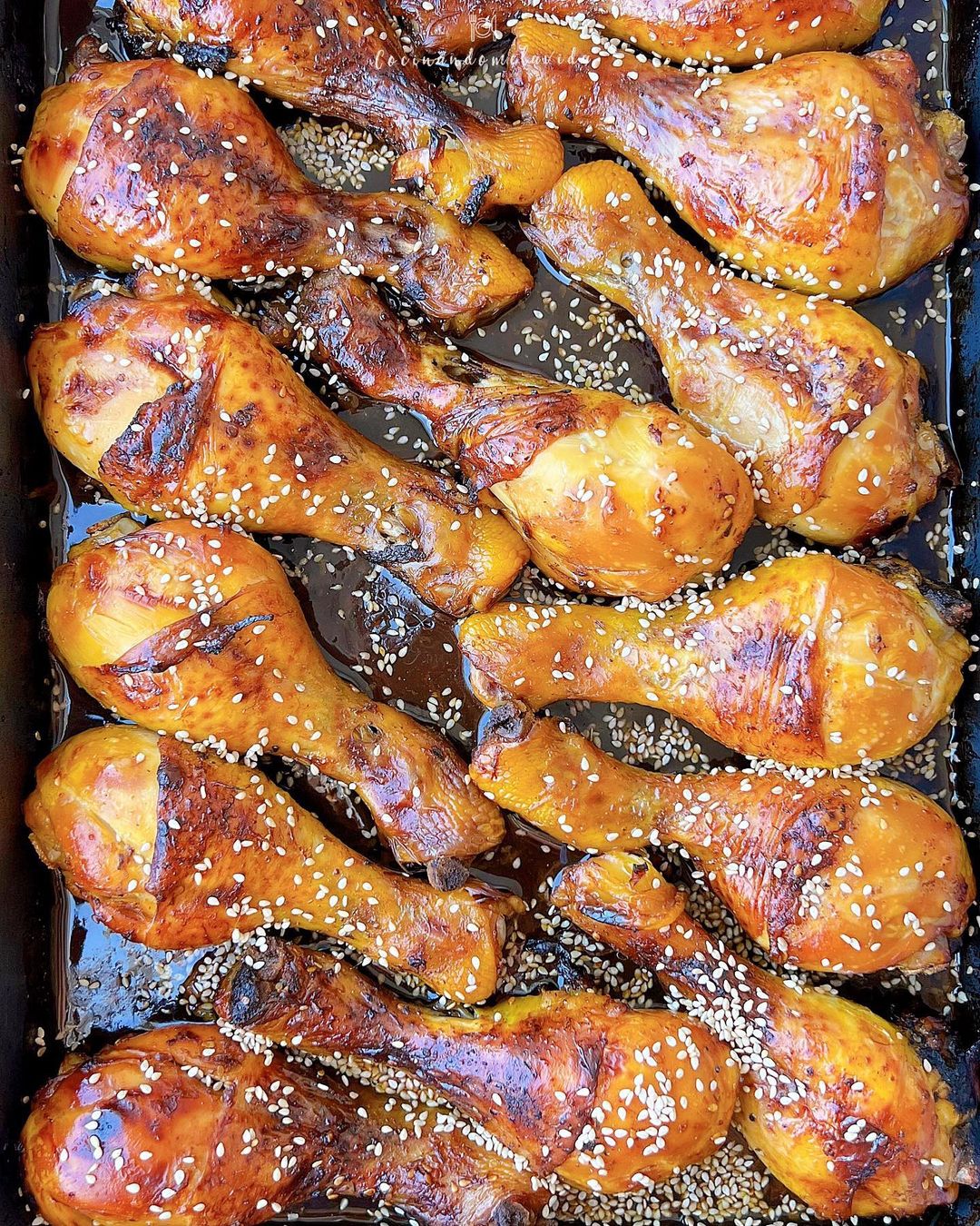 JAMONCITOS DE POLLO CON SOJA Y MIEL