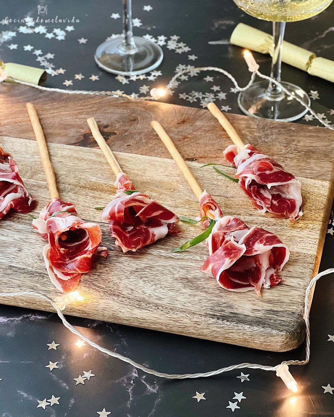 ROSAS DE JAMÓN - COCINANDOMELAVIDA