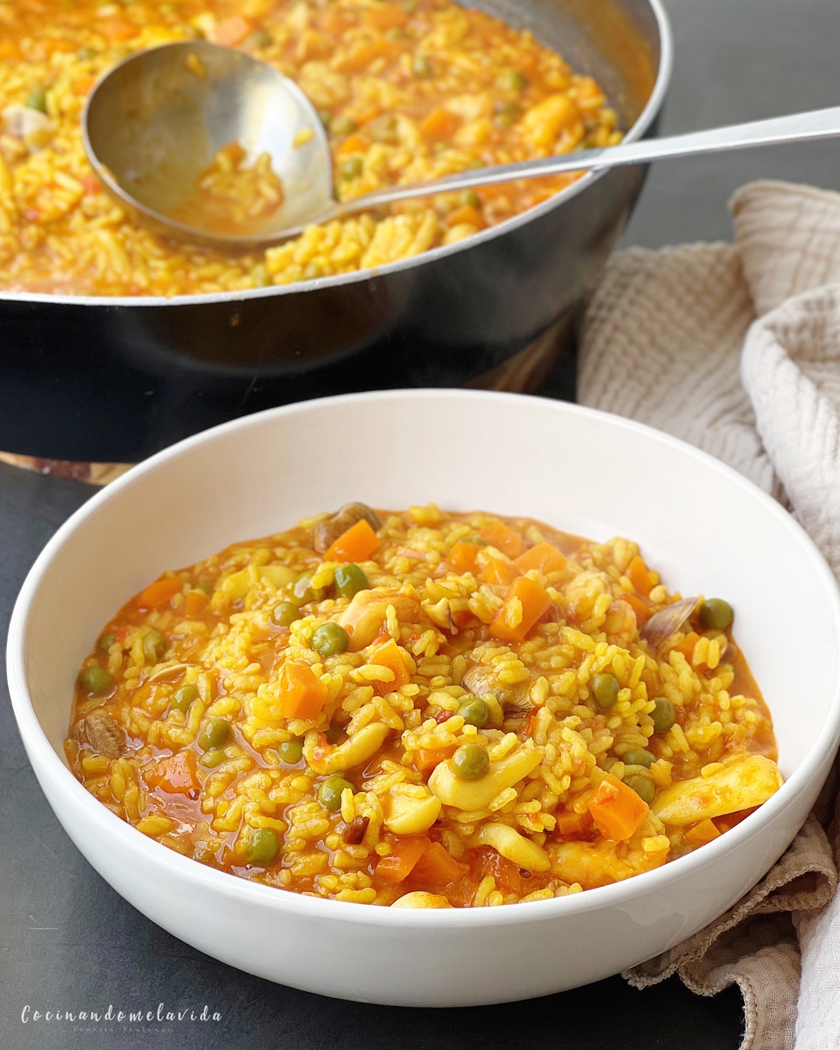 ARROZ MELOSO CON MARISCO